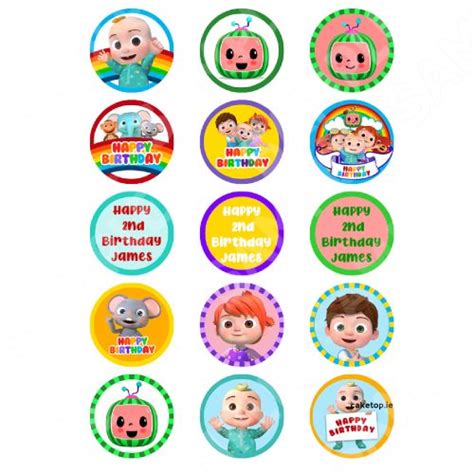Cocomelon Edible Cake Toppers Edible Picture Caketop Ie