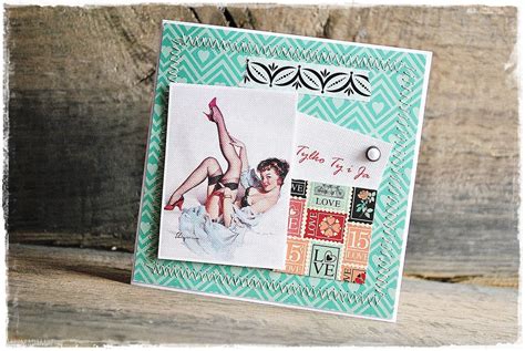Kartka Walentynkowa Upojna Noc Scrapbooking Art Madam Pl