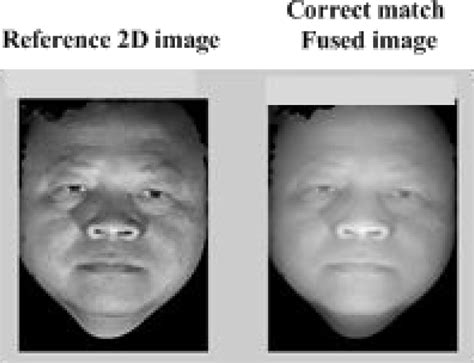 the correct 2d 3d face recognition match using the fusion algorithm download scientific diagram