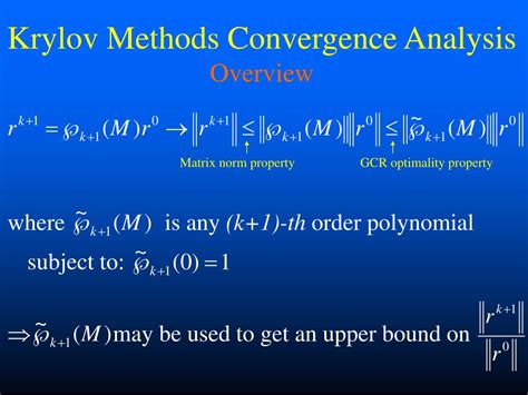 ppt krylov subspace methods ii powerpoint presentation free download id 4503789