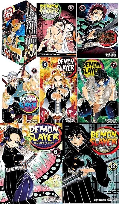 Demon Slayer Kimetsu no Yaiba Vol 1 12 Libros Colección Set Gotouge