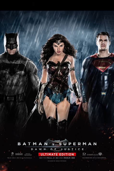 Batman V Superman Dawn Of Justice Ultimate Edition 2016 The Poster Database Tpdb