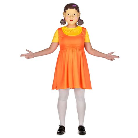 Déguisement poupée tueuse femme SQUID GAME moncostume ch