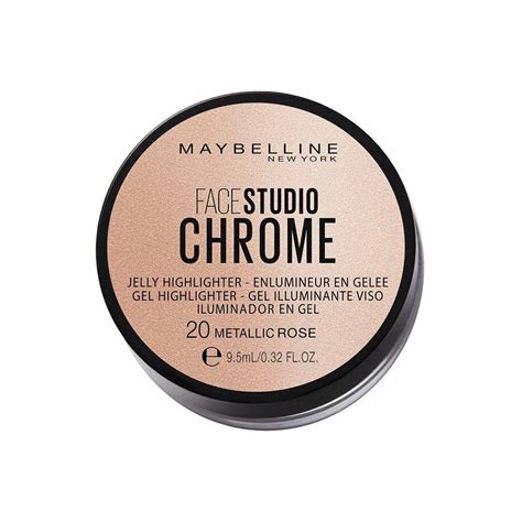 Maybelline New York Gel Illuminateur Face Studio Chrome 20 Rose