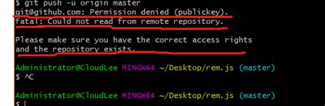 Github Git Github Permission Denied Publickey Fatal Could