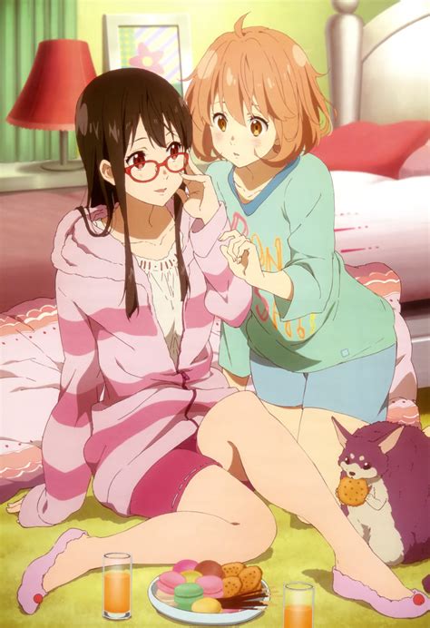 W Nase Mitsuki Mirai Kuriyama Kyoukai No Kanata Anime