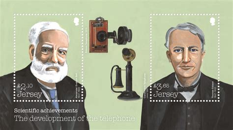 Jersey Stamps Commemorate Two Of The Worlds Greatest Inventors
