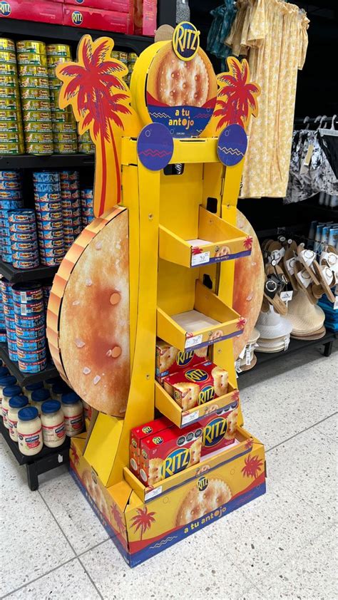 Exhibidor Ritz POP cuaresma en 2023 Retail punto de venta Exhibición