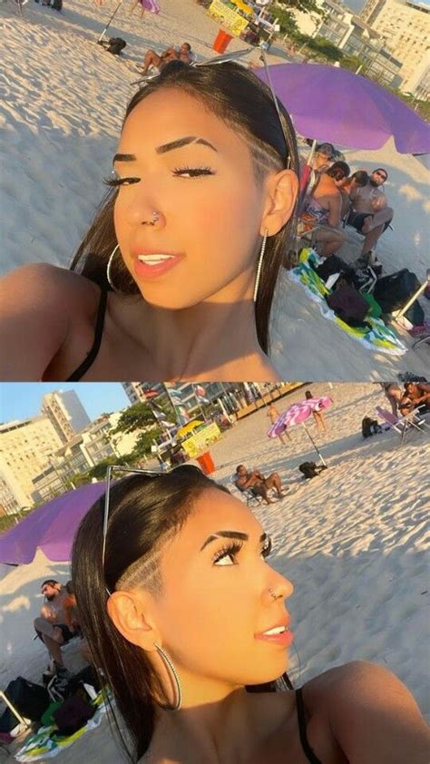 Pin By Fernanda Santos On Giovanna Dib Long Hair Shaved Sides Female