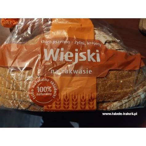 Ile Kcal Ma Chleb Wiejski Pszenno Ytni Na Zakwasie Otr Busy Tabele