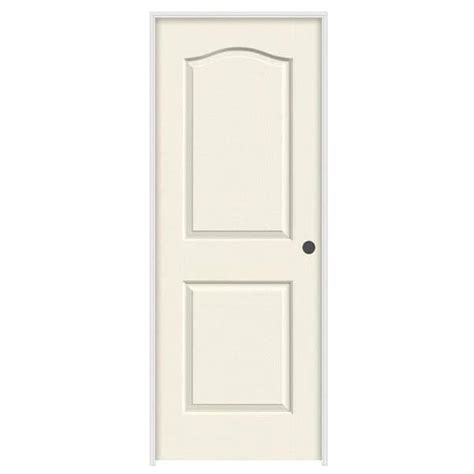 JELD WEN 28 In X 80 In Camden Vanilla Painted Left Hand Textured