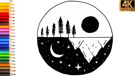 Descubrir Imagen Dibujos Del Sol Y La Luna A Lapiz Viaterra Mx