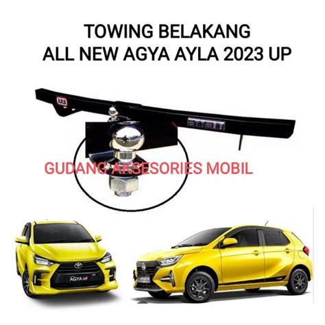 Jual Towing Belakang Besi Pelindung Bemper Mobil All New Agya Ayla