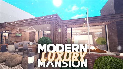 Modern Luxury Mansion Bloxburg Speed Build No Gamepass YouTube