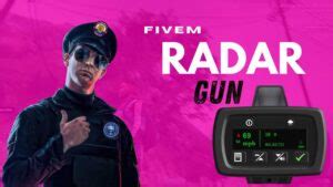 Fivem Radar Gun Qbcore Script