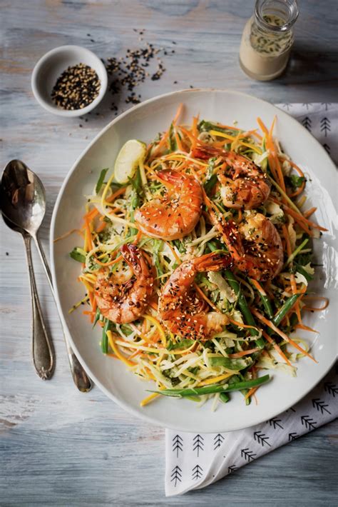 Salade Asiatique Aux Crevettes K Pour Katrine