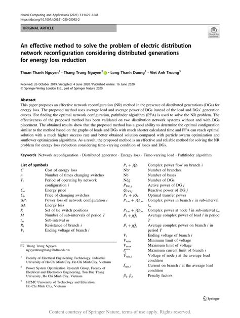 an effective method to solve the problem of electric distribution network reconfiguration
