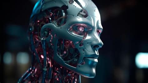 Premium AI Image Artificial Intelligence A Humanoid Cyber Human With