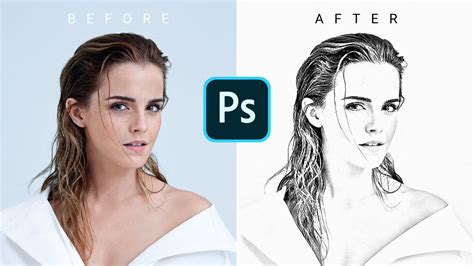 How To Convert Your Image Into A Pencil Sketch In Photoshop Photoshop