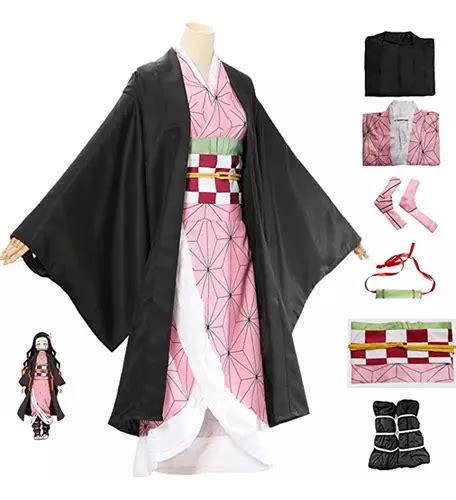 Disfraz Cosplay Shinobu Mujer Demon Demon Slayer Cazador De Demonios