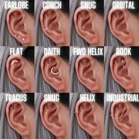 The Ultimate Guide To Ear Cartilage Piercings In 2024 Ear Piercings