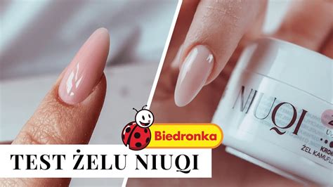 TEST ŻELU NIUQI Z BIEDRONKI Najtańszy żel do przedłużania paznokci