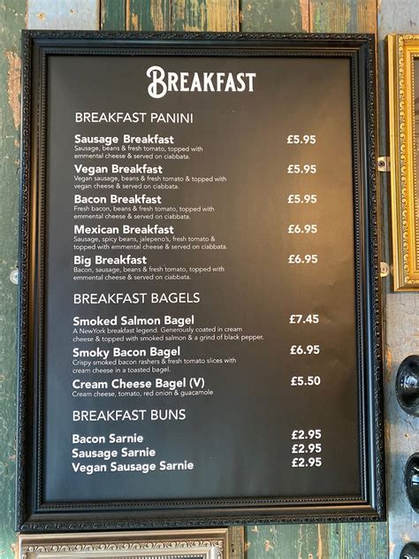 Menu At Keenans Morpeth Cafe Morpeth