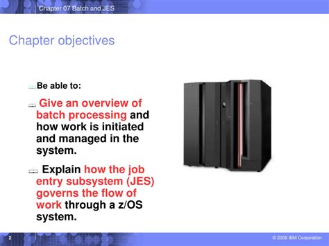ppt chapter 7 batch processing and the job entry subsystem jes powerpoint presentation id