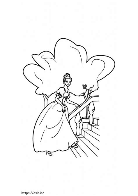 La Princesa Y El Guisante Imprimible 1 Para Colorear