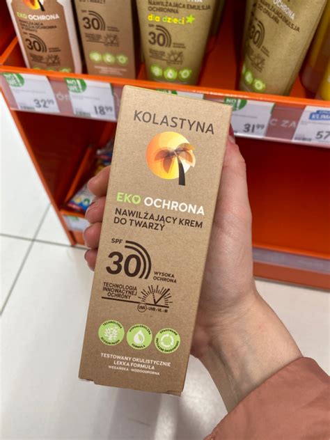Kolastyna Opalanie Eko Ochrona Nawilżający Krem do Twarzy Spf30 50 ml