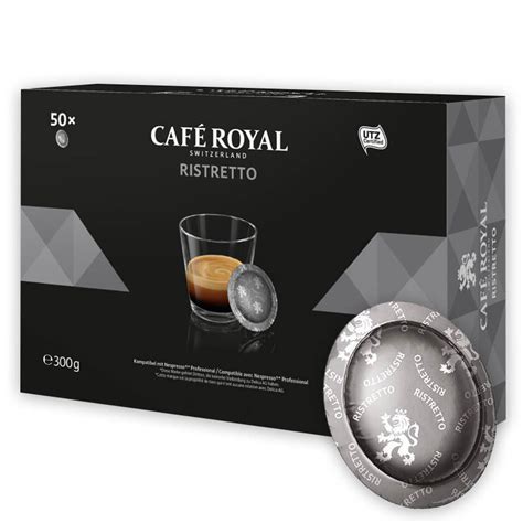 Capsule Café Royal Ristretto pour Nespresso Pro par 50 Coffee Webstore