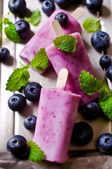 Homemade Blueberry Cheesecake Popsicles Weight Watchers