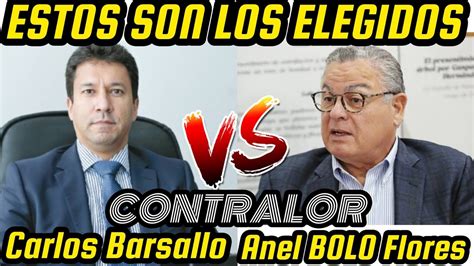 OFICIALLos Candidatos A CONTRALOR Son OFICIALISMO Anel Bolo Flores