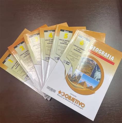 Combo 6 Volumes Geografia Ciências Humanas E Suas Tecnologias Coleção