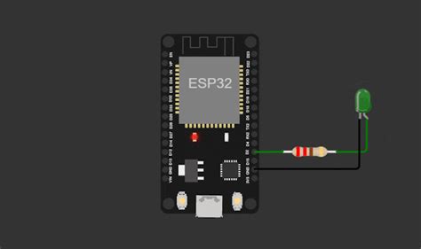 blinking led wokwi arduino and esp32 simulator vrogue