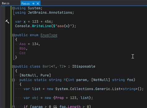 Typing Assistance JetBrains Rider Documentation
