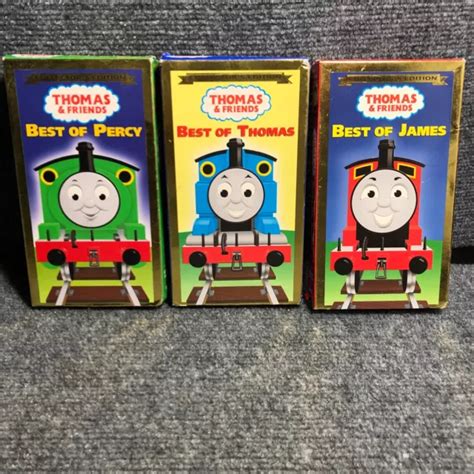 THOMAS THE TANK Engine And Friends VHS Lot Of 3 Motorized Percy Works