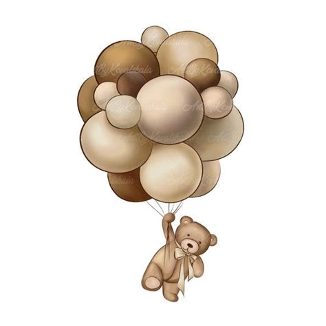 Teddy Bear Clipart Bear PNG Baby Bear PNG Baby Shower Etsy In 2022