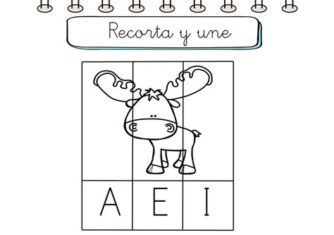 Puzzles Invernales Las Vocales Recorta Y Pega