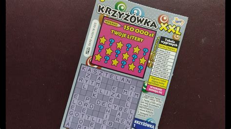 Zdrapki Lotto Czwartkowy Draping Premierka Krzy Wki Xxl