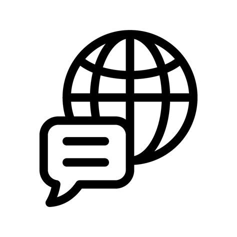 Idioma Icono Vector S Mbolo Dise O Ilustraci N Vector En Vecteezy