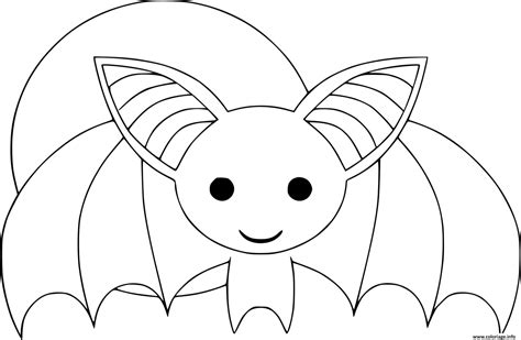 Coloriage Cartoon Bebe Chauve Souris Et La Lune Jecolorie