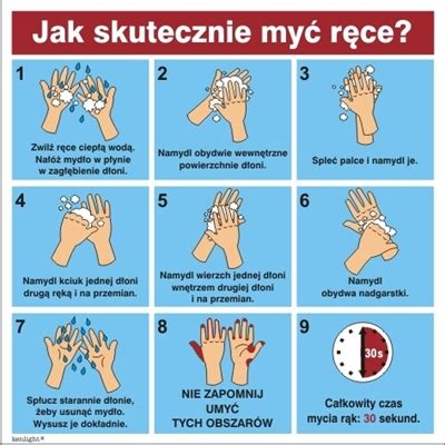 Instrukcja mycia i dezynfekcji rąk jak myć i dezynfekować ręce
