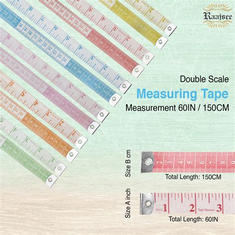 RAAJSEE Cinta métrica flexible Cinta métrica precisa para cuerpo