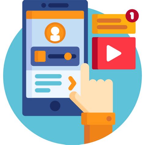 Mobile App Detailed Flat Circular Flat Icon