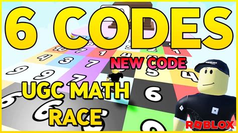 New Code Working Codes For Ugc Math Raceroblox Codes For