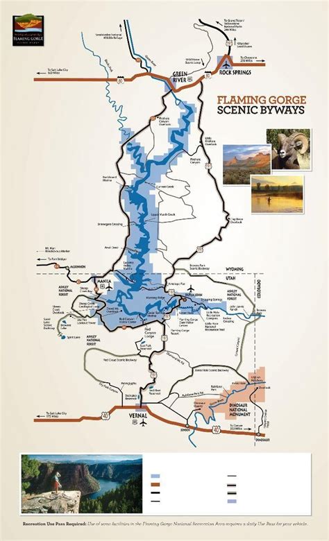 Flaming Gorge Map