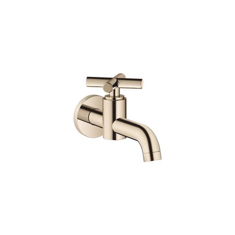 Tara Champagne Kt Gold Washstand Faucets Wall Mounted Valve Cold