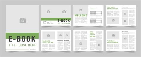 Clean Ebook Layout Or Ebook Layout Design 23023603 Vector Art At Vecteezy