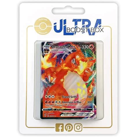 Dracaufeu Vmax Full Art Ultraboost X Ep E Et Bouclier